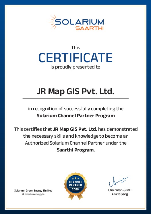 JRMapGIS | Authorised Solarium Solar Dealer — PM Surya Ghar Subsidy